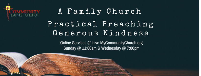 Community Baptist Church | Home | A New Day with a New ChurchHome ...